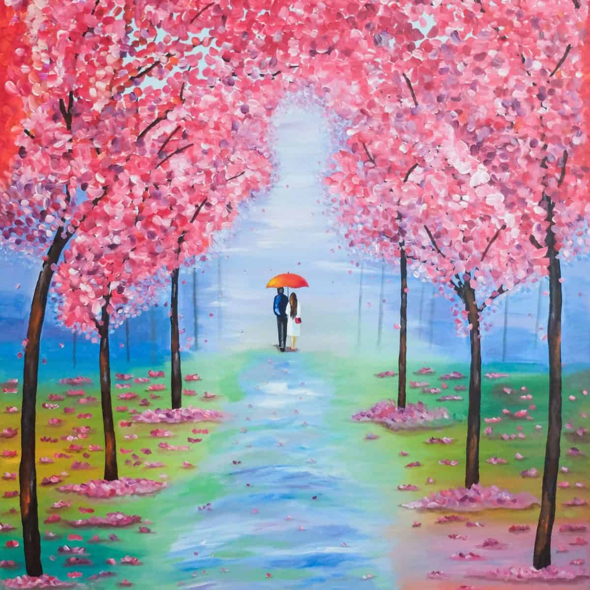 Vinella Soobrayen – Merging love – Mauritius Arts – Online Art Gallery