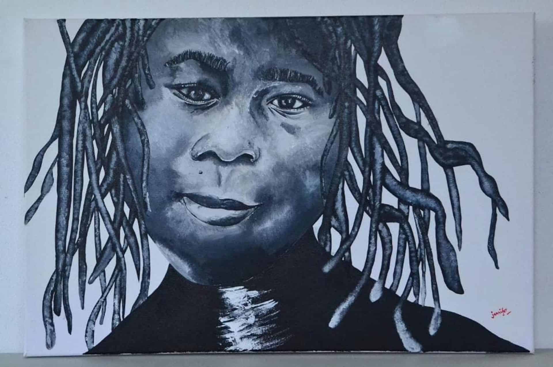 Jennifer Veerasamy – Dreadlocks – Mauritius Arts – Online Art Gallery